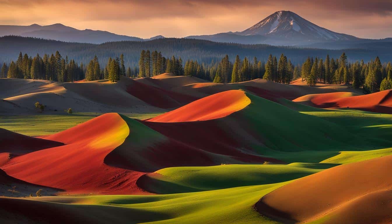 Explore Painted Dunes Lassen Volcanic National Park