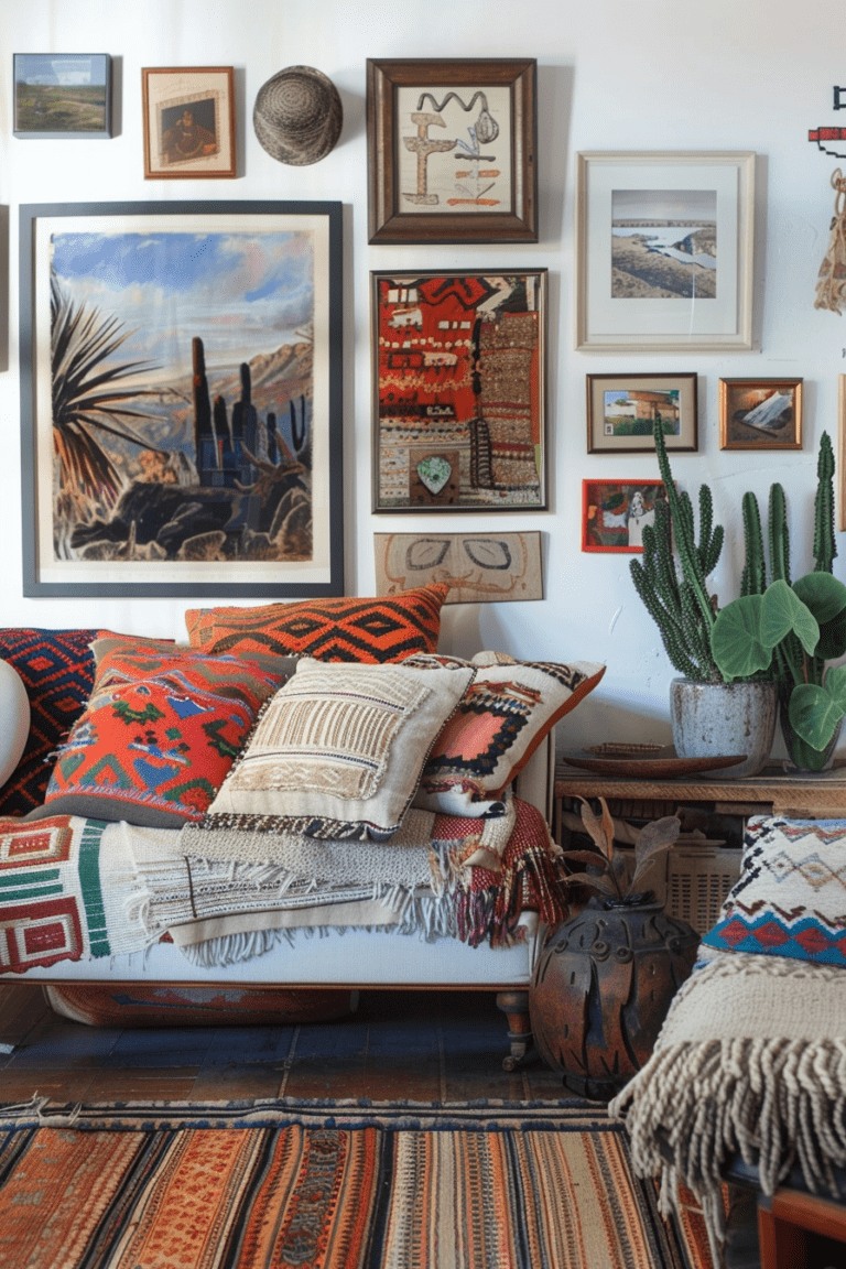 29 Chic Boho Bedroom Accent Wall Ideas To Transform Your Space - Learn ...