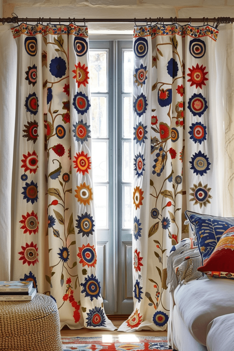 29 Boho Bedroom Curtain Ideas To Elevate Your Space With Effortless ...