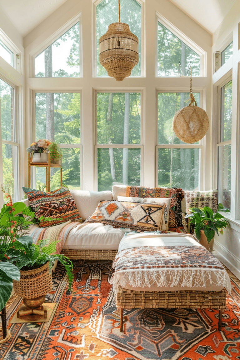 29 Boho Sunroom Ideas To Infuse Your Space With Relaxing Vibes - Learn ...