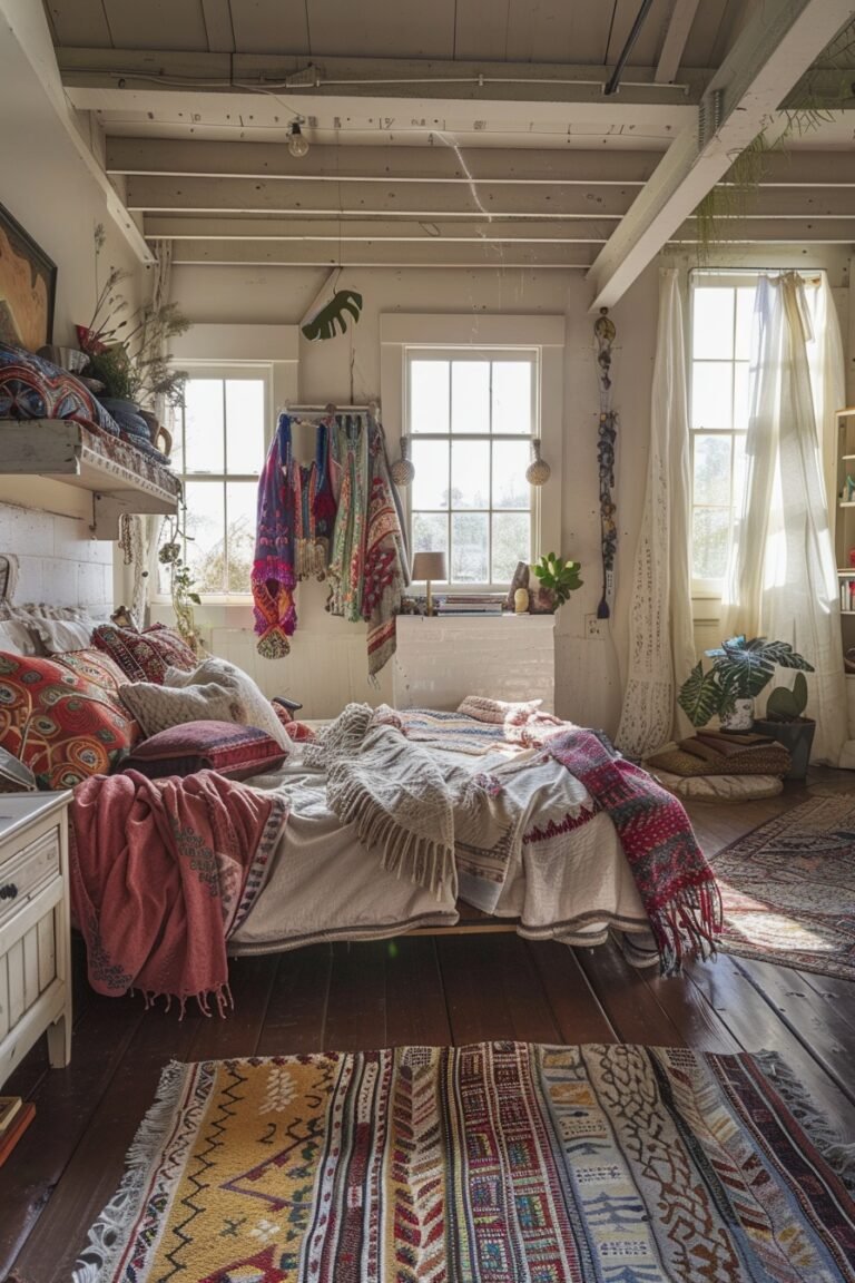 29 Boho Bedrooms With High Ceilings For A Dreamy Atmosphere - Learn ...