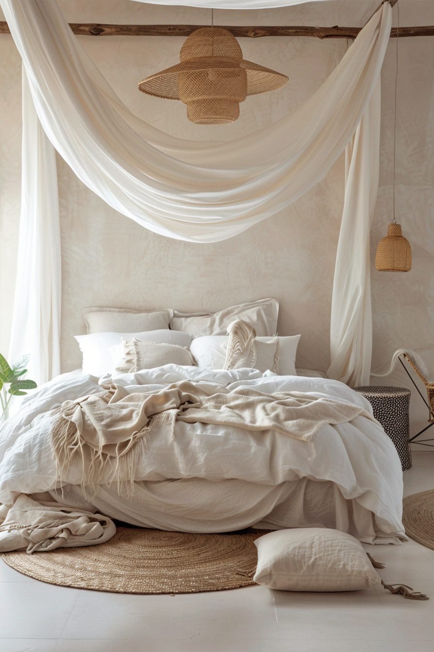 29 Boho Bedrooms With High Ceilings For A Dreamy Atmosphere - Learn ...