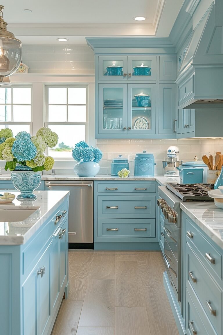 29 Coastal Kitchen Ideas To Bring Seaside Charm Into Your Cooking Space ...