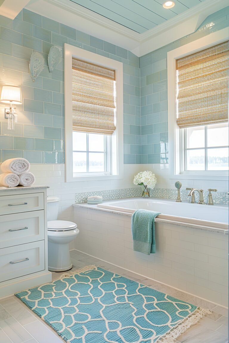 29 Coastal Beach Bathroom Decor Ideas To Bring The Ocean Home - Learn ...