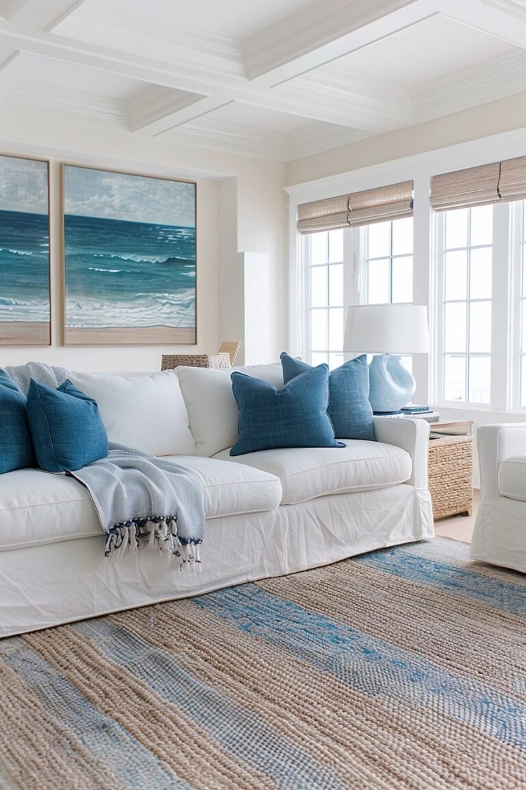 29 Beach Decor Living Room Ideas For A Coastal Vibe - Learn California