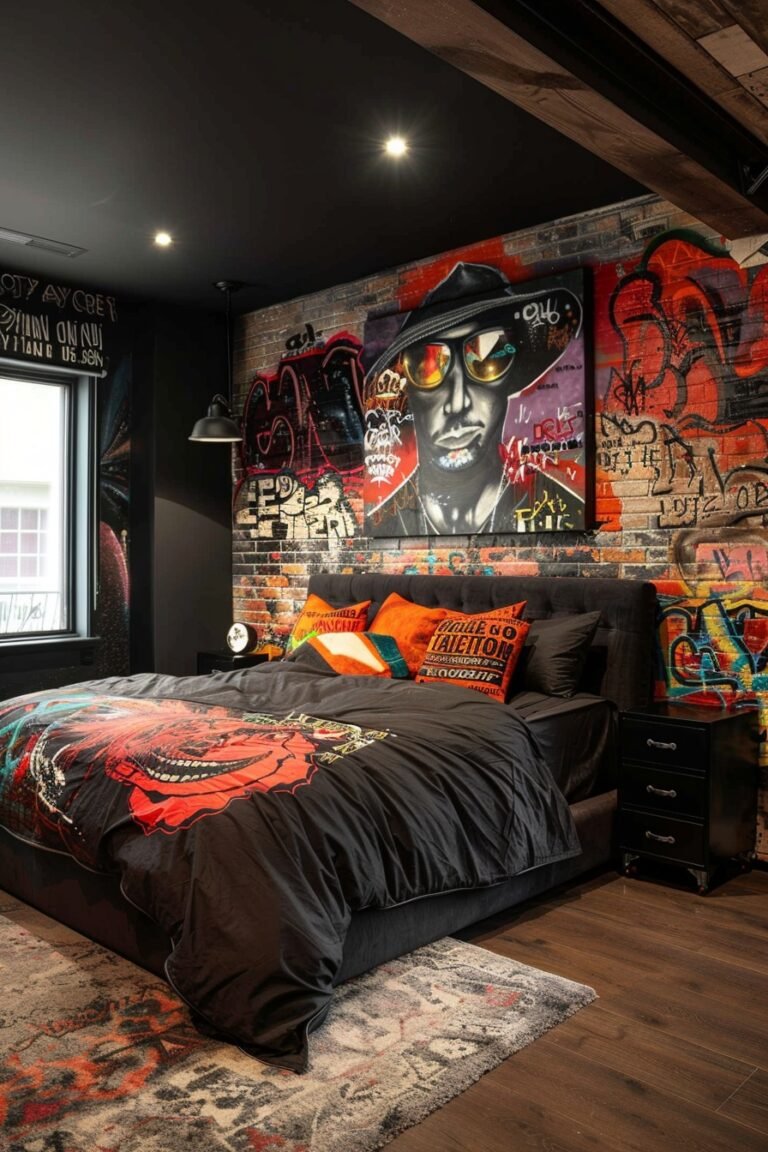 29 Street Style Bedroom Ideas For A Cool Urban Vibe - Learn California