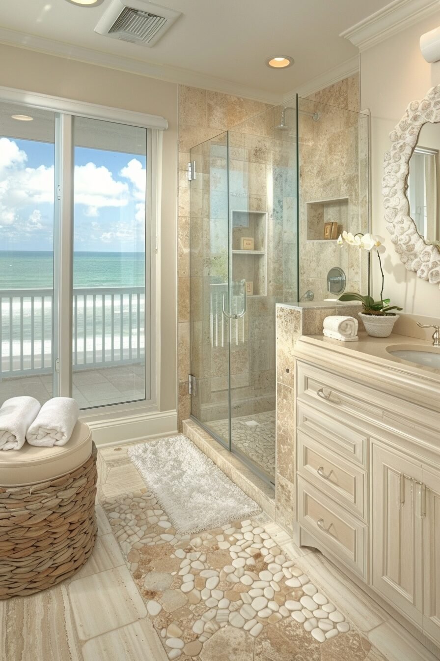 29 Coastal Bathroom Shower Ideas For A Breezy Refresh - Learn California