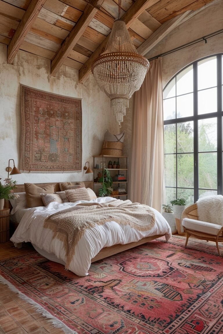 29 Boho Bedrooms With High Ceilings For A Dreamy Atmosphere - Learn ...