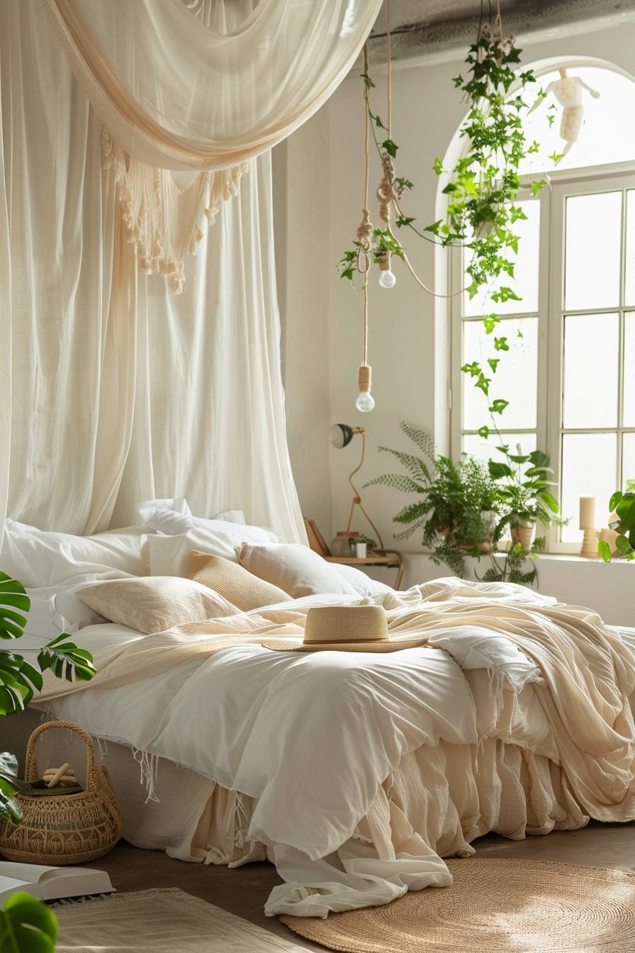 29 Boho Bedrooms With High Ceilings For A Dreamy Atmosphere - Learn ...