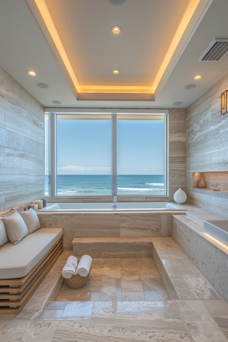 29 Coastal Modern Bathroom Ideas For A Chic Ocean Feel - Learn California