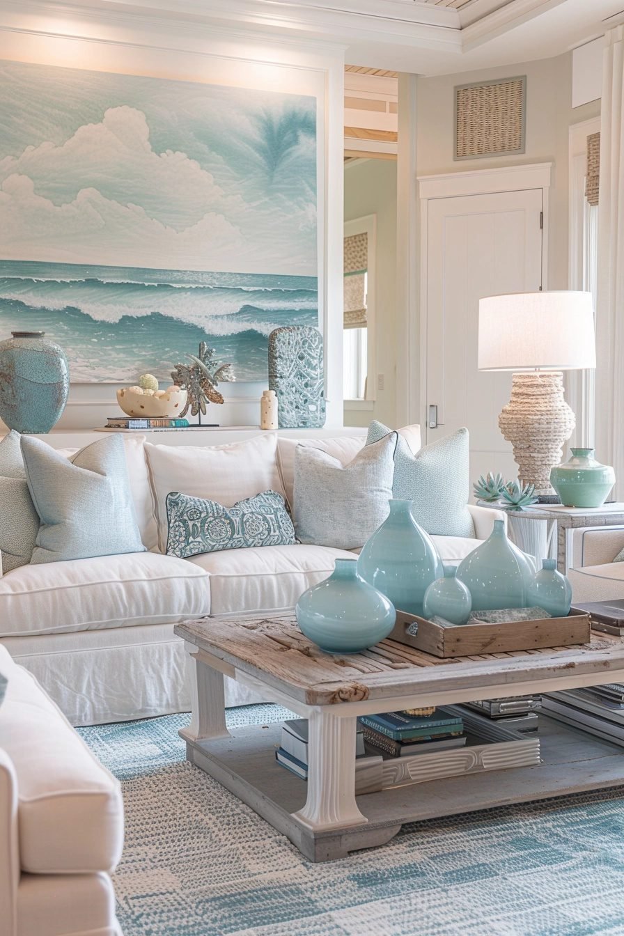 29 Beach Decor Living Room Ideas For A Coastal Vibe - Learn California