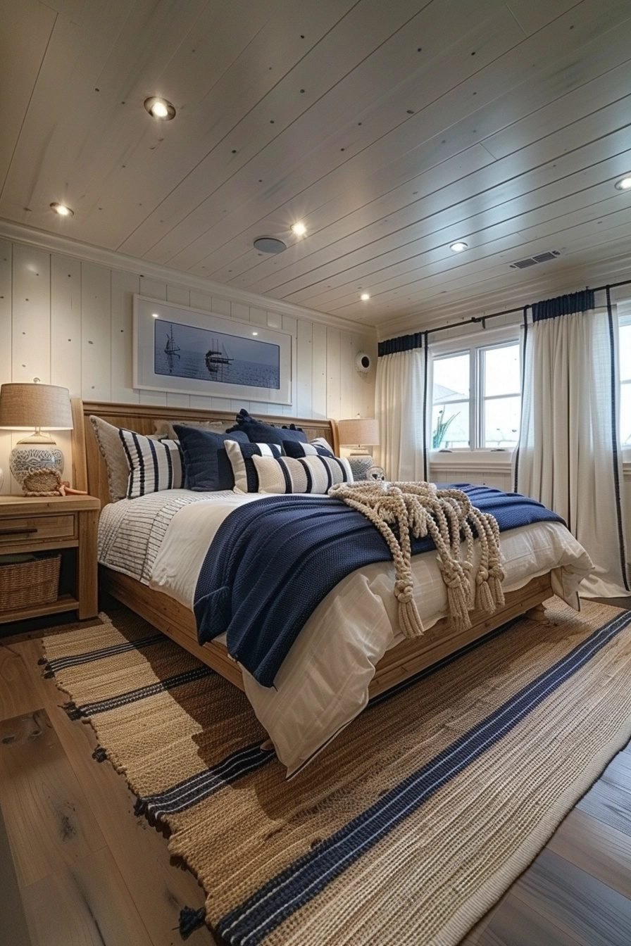 29 Coastal Preppy Bedroom Ideas For Elegant Beach Vibes - Learn California