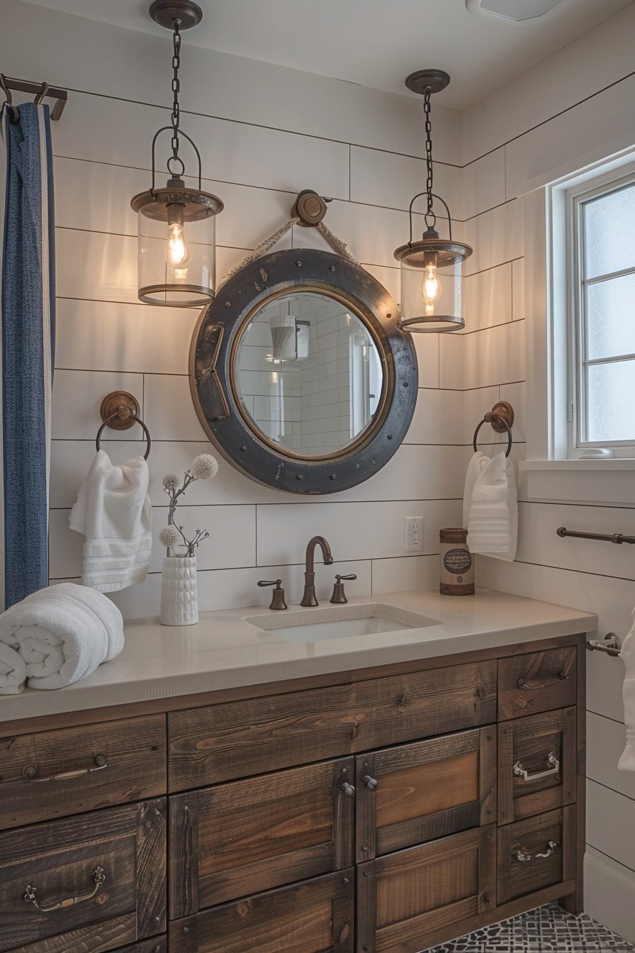 29 Coastal Bathroom Lighting Ideas To Brighten Up Your Space - Learn California