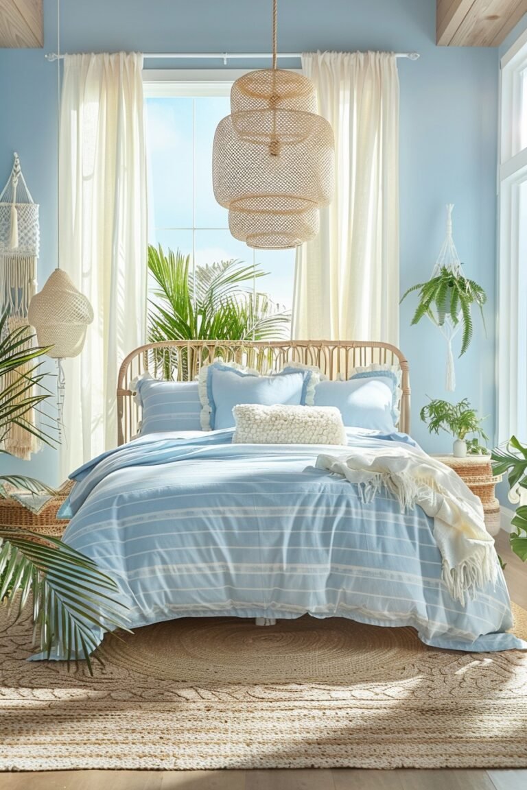 29 Light Blue Boho Bedroom Ideas To Brighten Your Space - Learn California