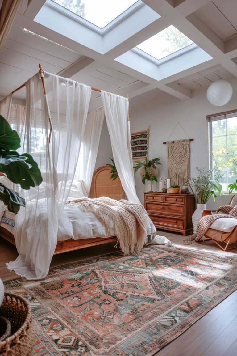29 Boho Bedrooms With High Ceilings For A Dreamy Atmosphere - Learn ...