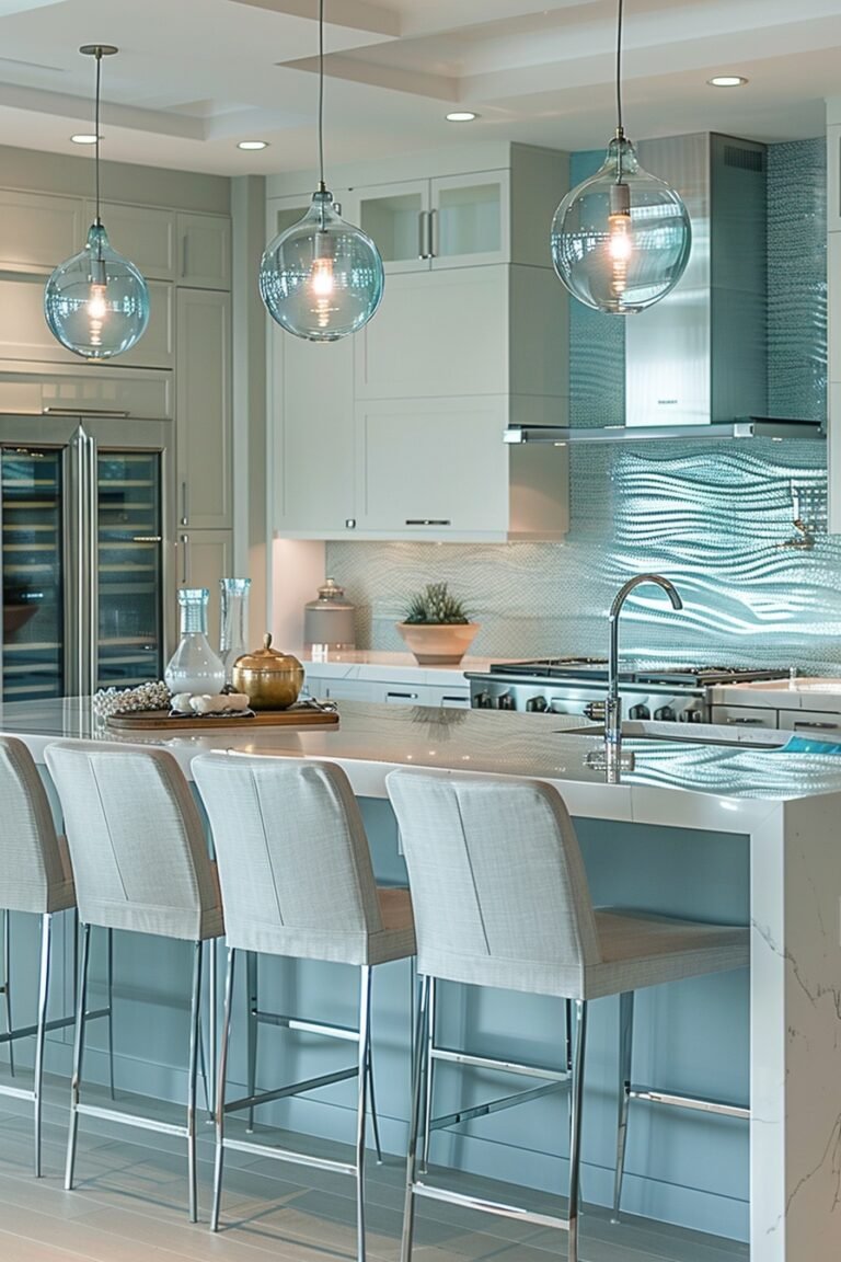 29 Coastal Kitchen Ideas To Bring Seaside Charm Into Your Cooking Space ...