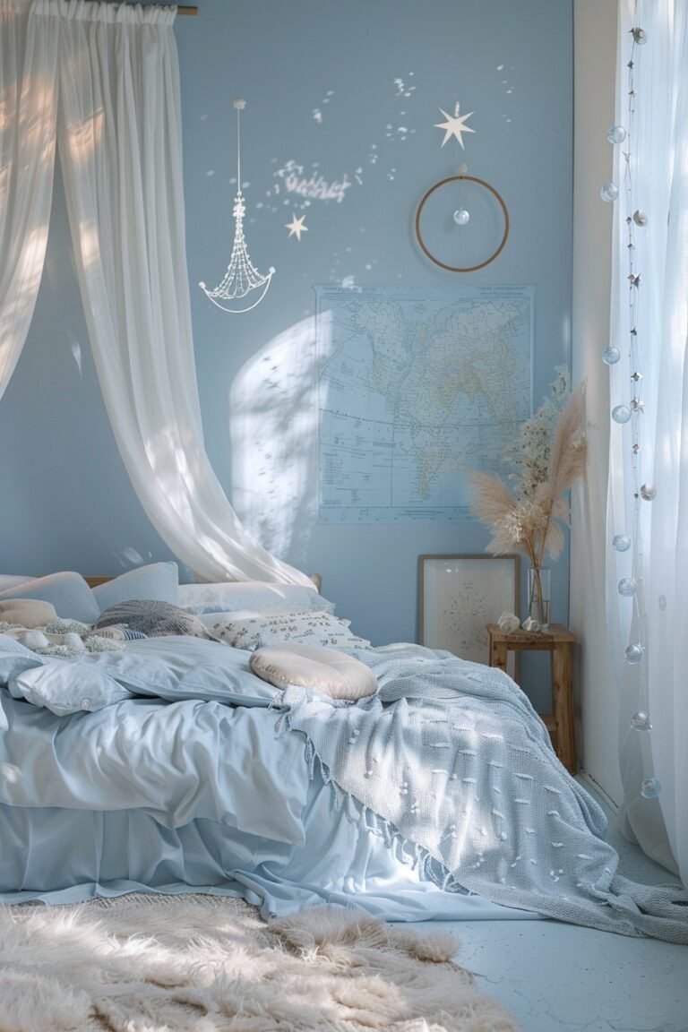 29 Light Blue Boho Bedroom Ideas To Brighten Your Space - Learn California