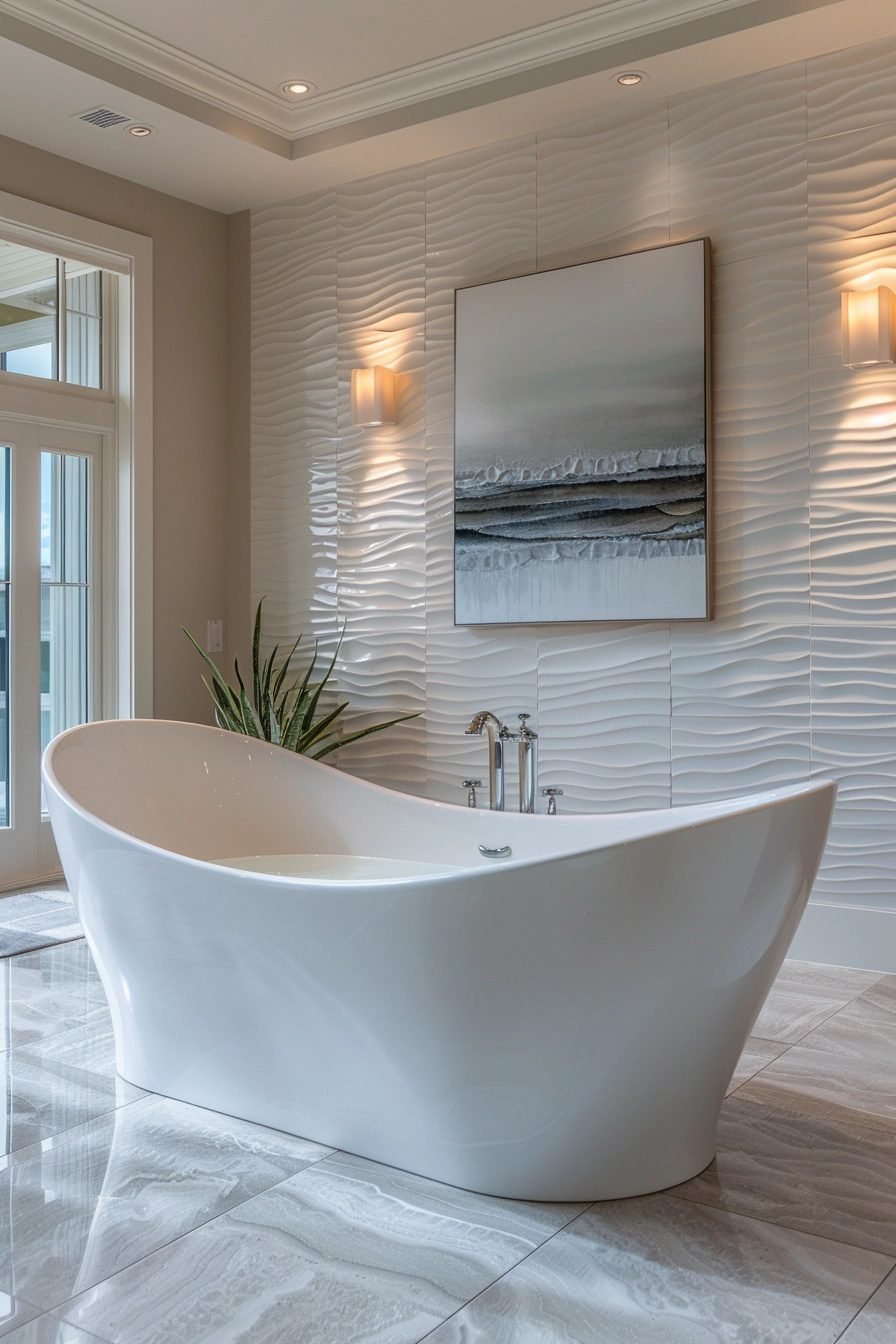 29 Coastal Modern Bathroom Ideas For A Chic Ocean Feel - Learn California