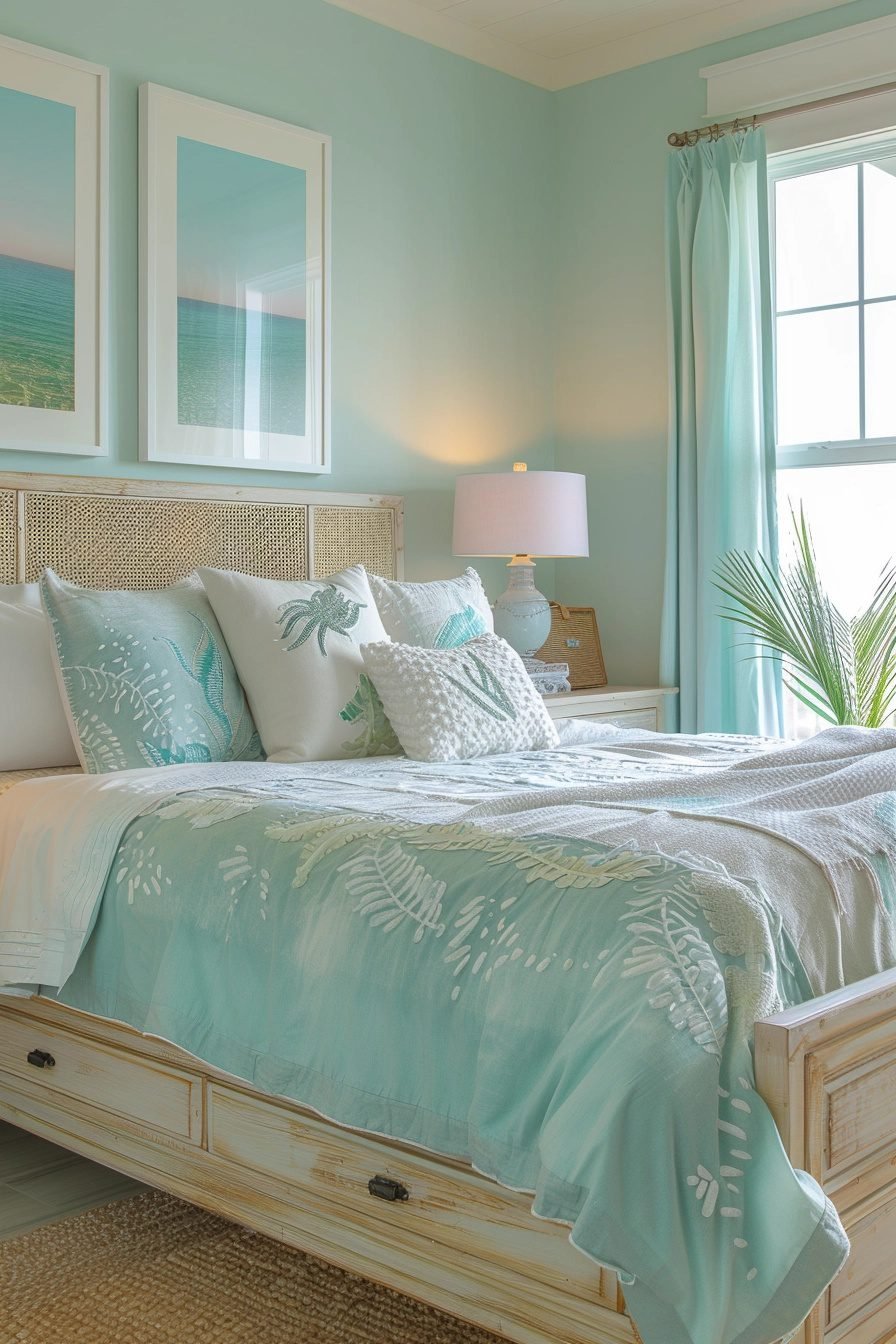 29 Coastal Preppy Bedroom Ideas For Elegant Beach Vibes - Learn California