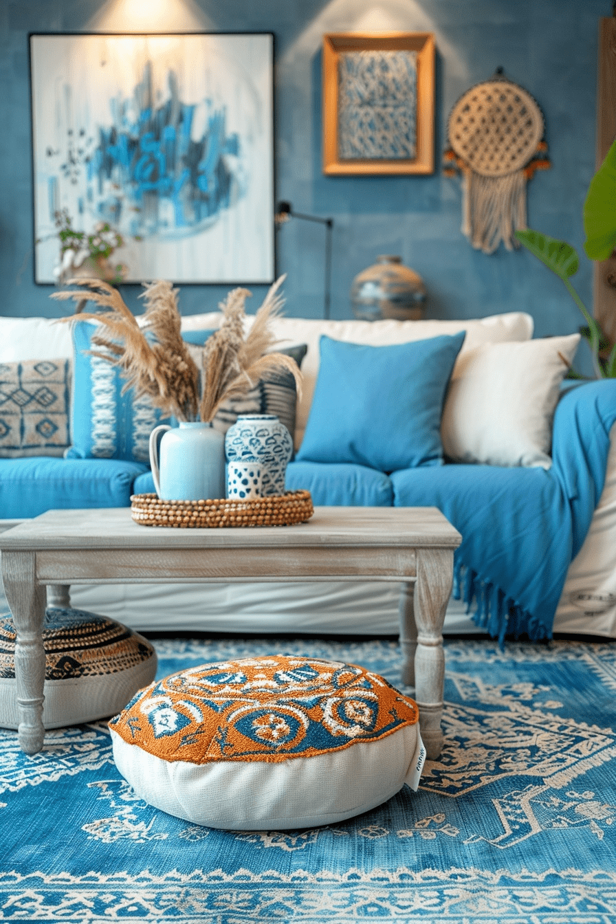 29 Blue Boho Apartment Ideas: Infuse Your Space With Calm Elegance And ...