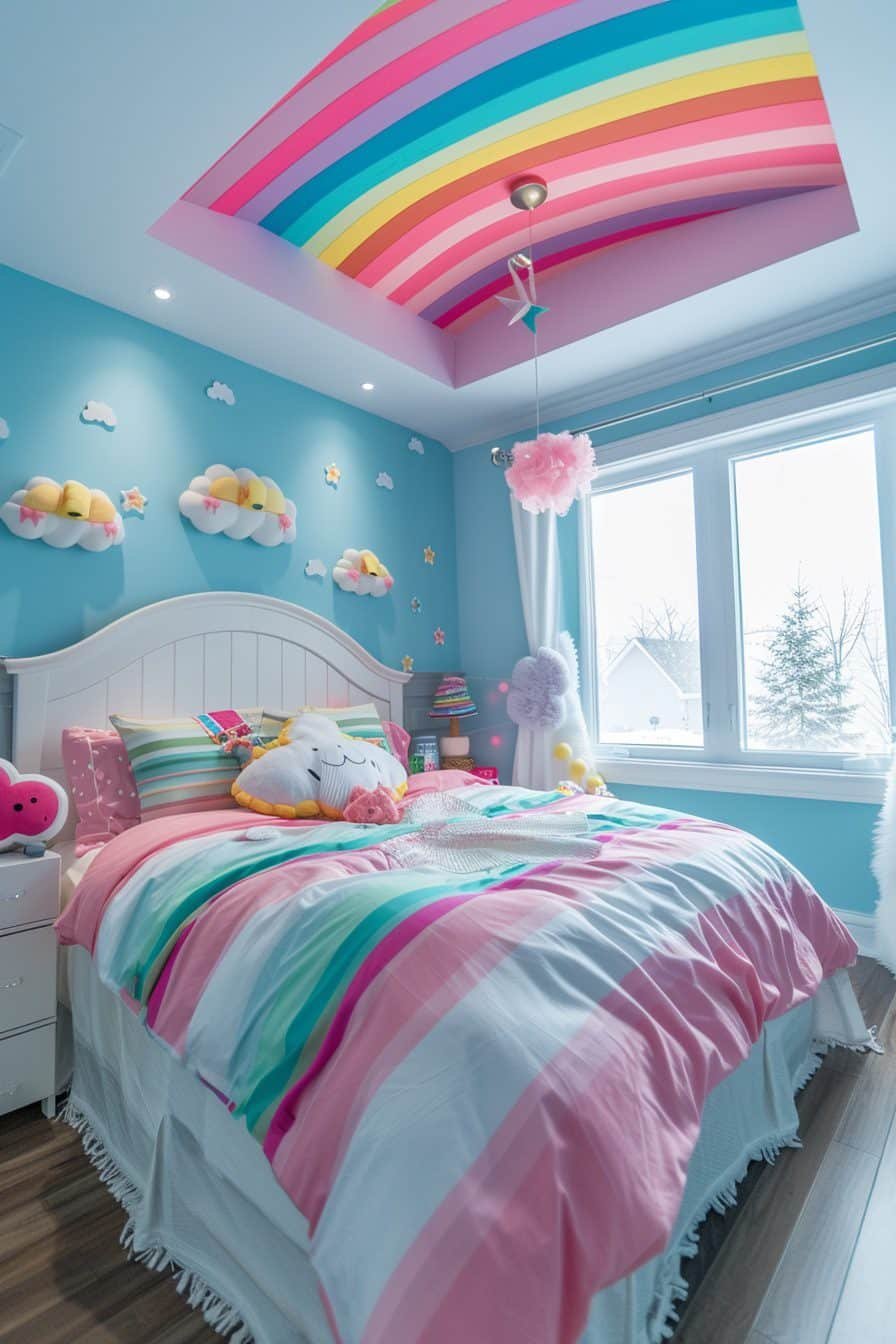 29 Rainbow Bedroom Ideas For A Colorful Retreat - Learn California