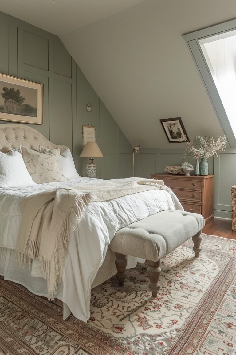 29 Sage Green Farmhouse Bedroom Ideas For A Peaceful Atmosphere - Learn ...