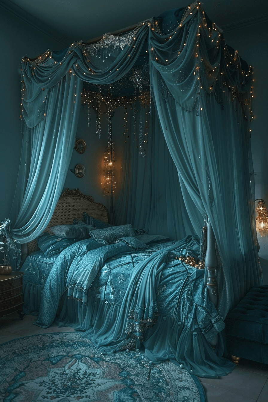 29 Dark Teal Bedroom Ideas - Learn California