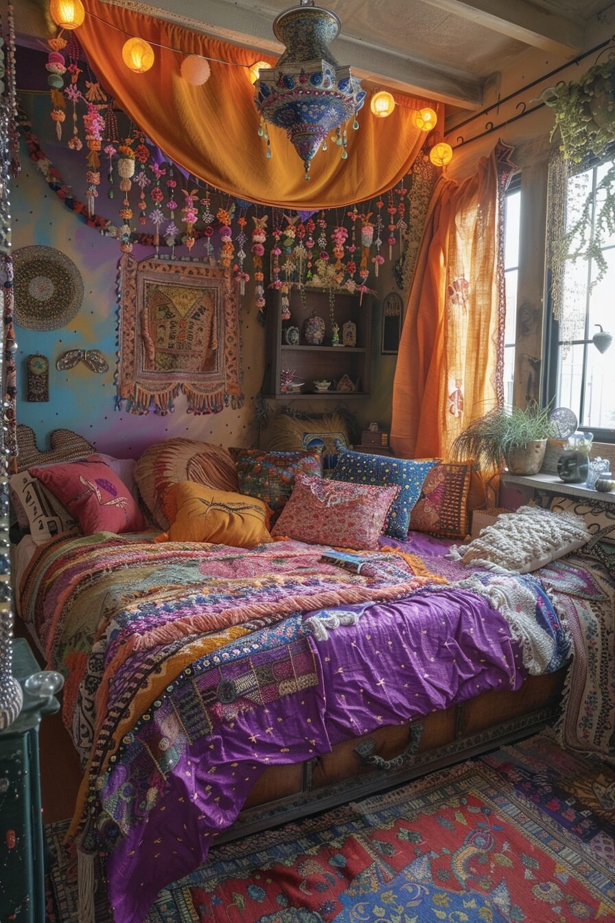 29 Gypsy Boho Bedroom Ideas To Create A Dreamy Haven - Learn California