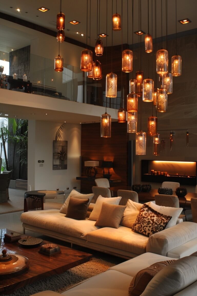 29 Cozy Lighting Living Room Ideas To Make Your Space Feel Warm And ...