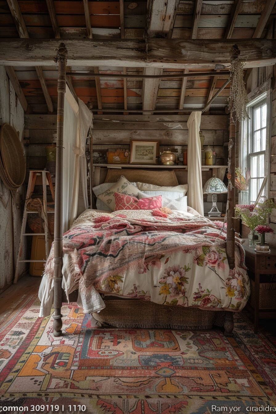 29 Rustic Boho Style Bedrooms - Learn California