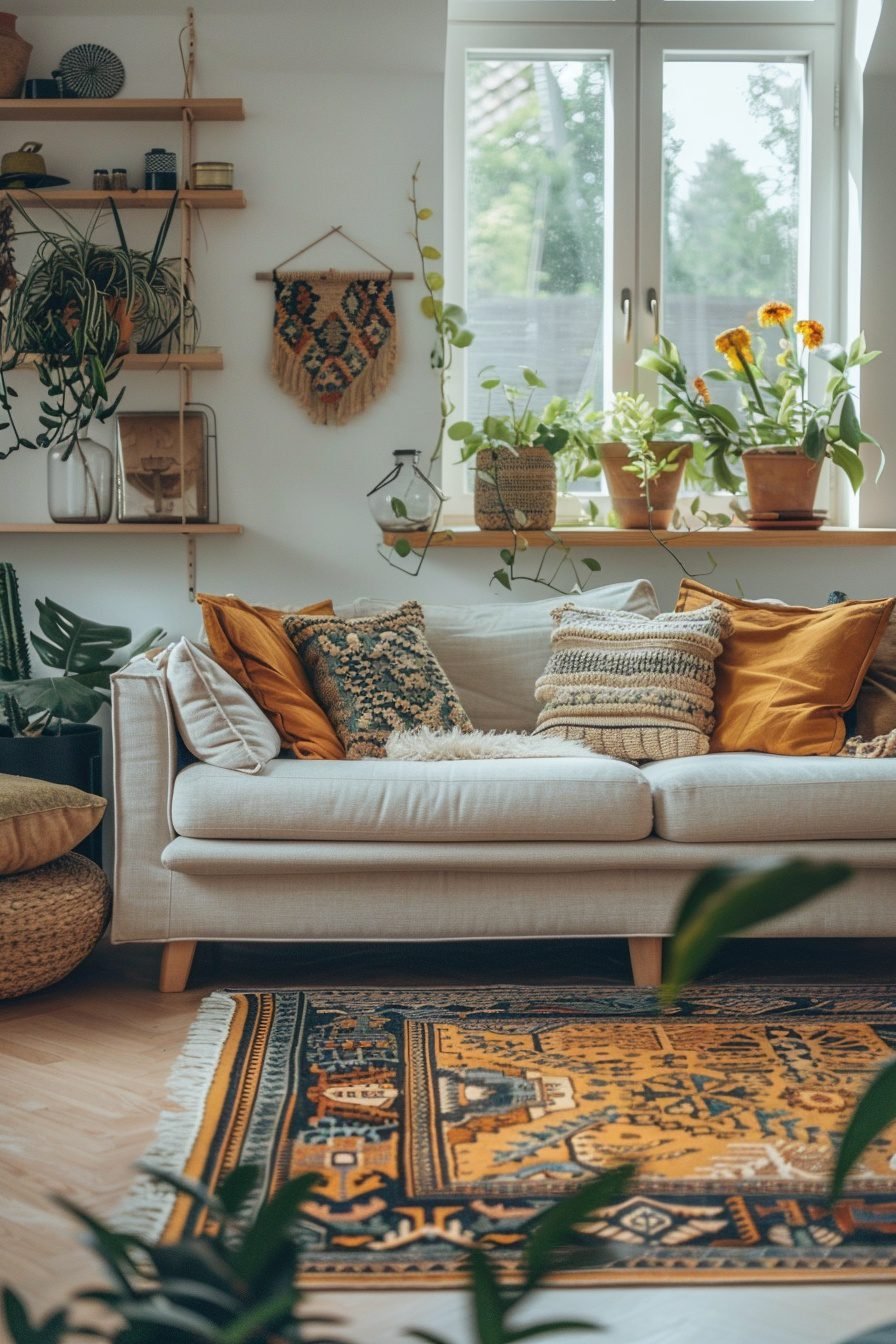 29 Scandi Boho Living Room Ideas For A Calm Retreat - Learn California