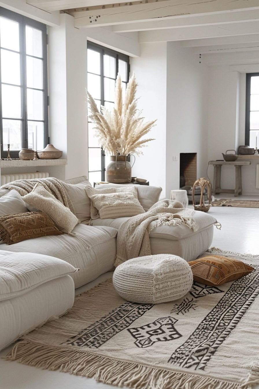 29 Scandi Boho Living Room Ideas For A Calm Retreat - Learn California