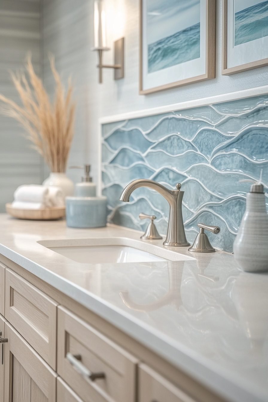 29 Coastal Farmhouse Bathroom Ideas To Transform Your Washroom Into A ...