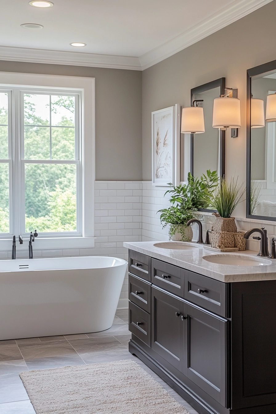 29 Vintage Modern Master Bath Ideas For A Chic And Sophisticated ...