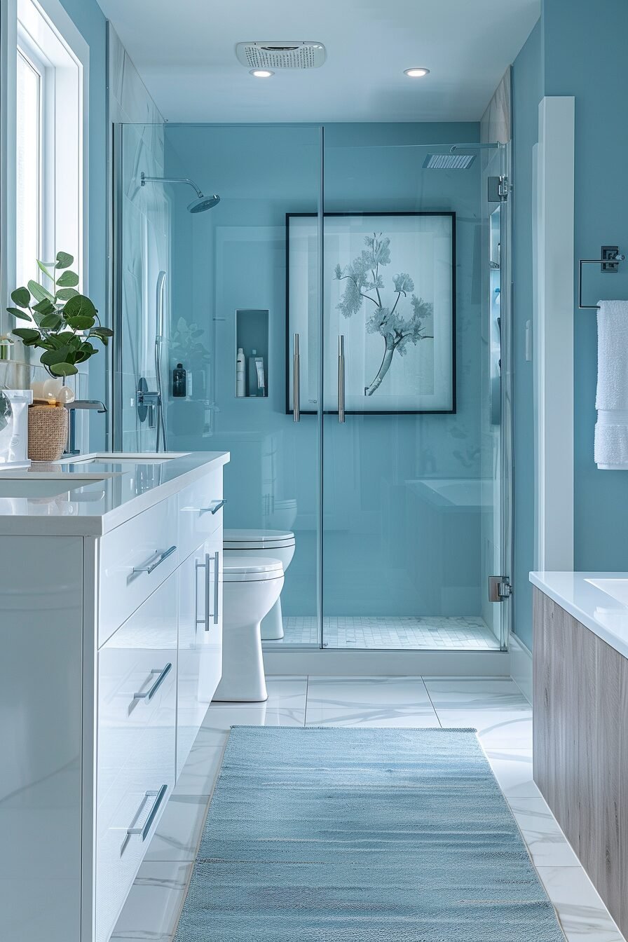 29 Blue Bathroom Decor Ideas For A Vibrant Yet Peaceful Ambiance ...
