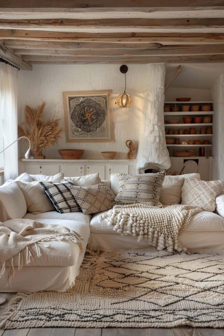 29 Scandi Boho Living Room Ideas For A Calm Retreat - Learn California