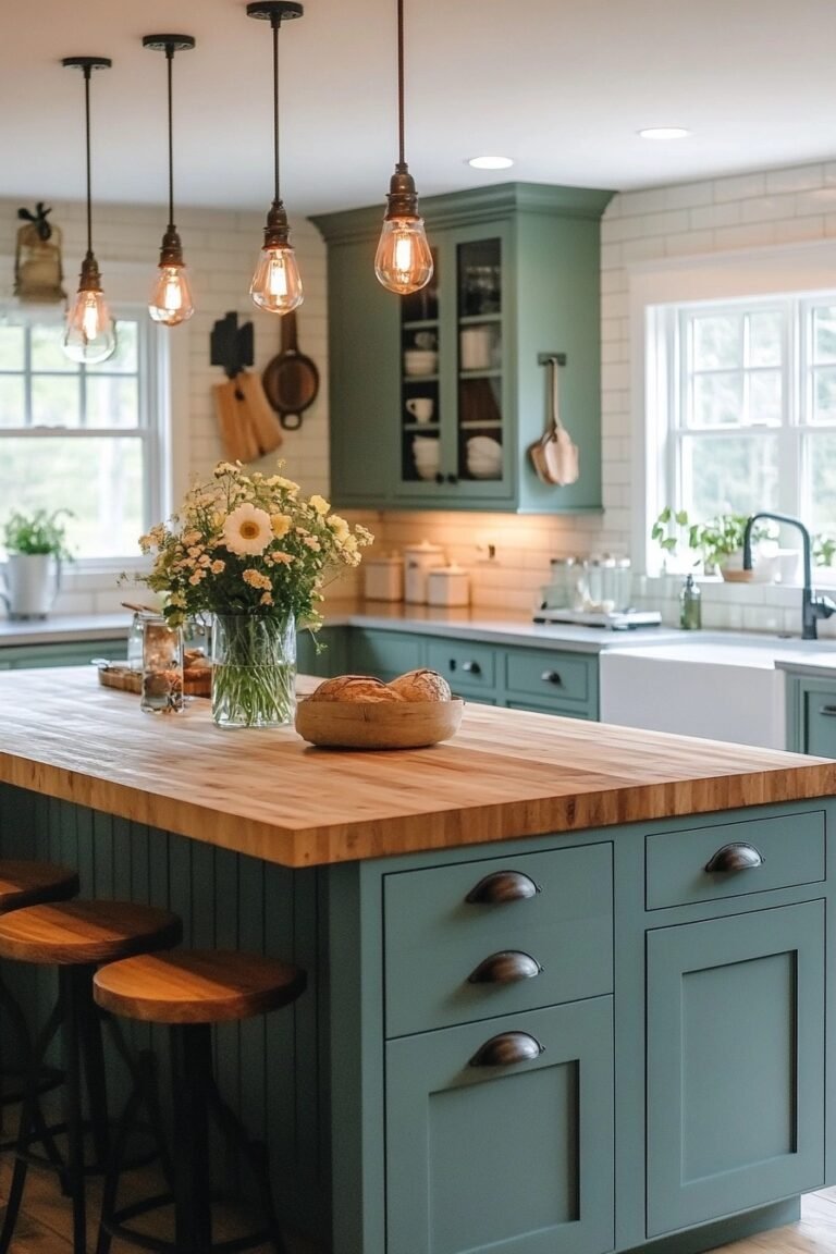 29 Vintage Modern Kitchen Ideas To Blend Retro Charm With Modern Style ...