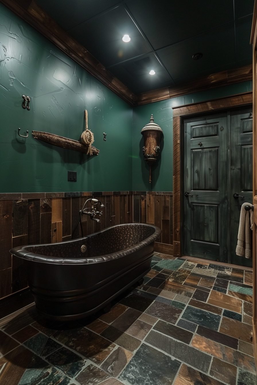 29 Green Bathroom Decor Ideas To Transform Your Space With Earthy ...