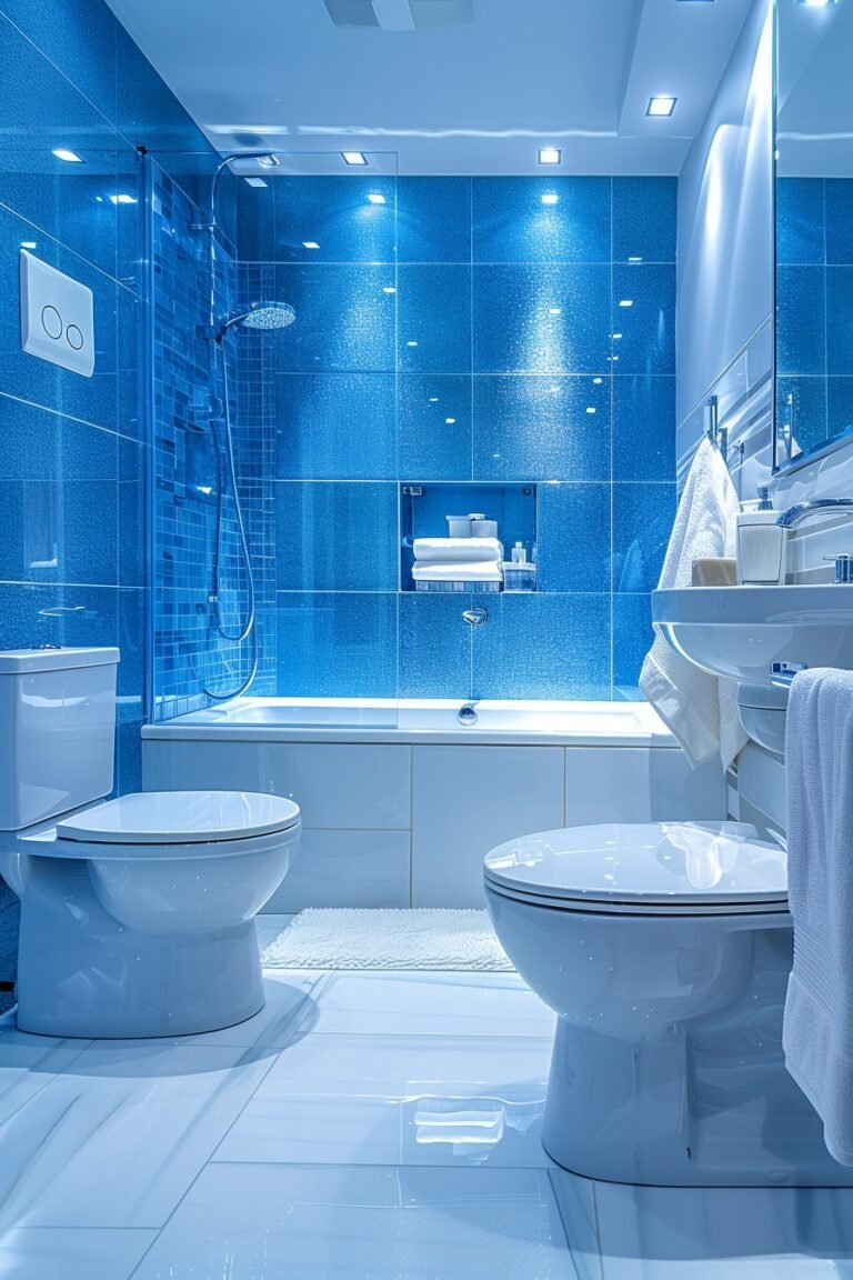 29 Blue Bathroom Decor Ideas For A Vibrant Yet Peaceful Ambiance ...