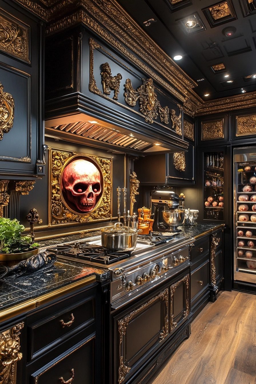 29 Halloween Decor Kitchen Ideas To Create A Creepy Culinary Space ...