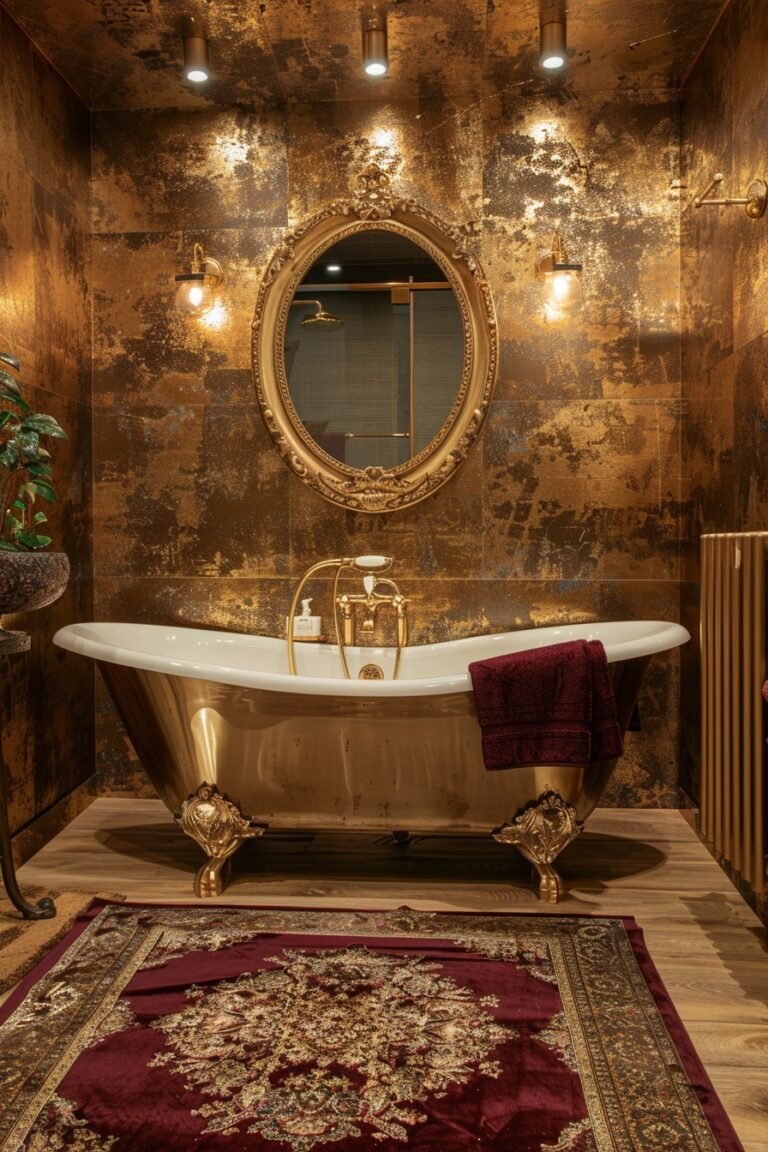 29 Gold Bathroom Decor Ideas For A Modern And Glamorous Upgrade - Learn ...