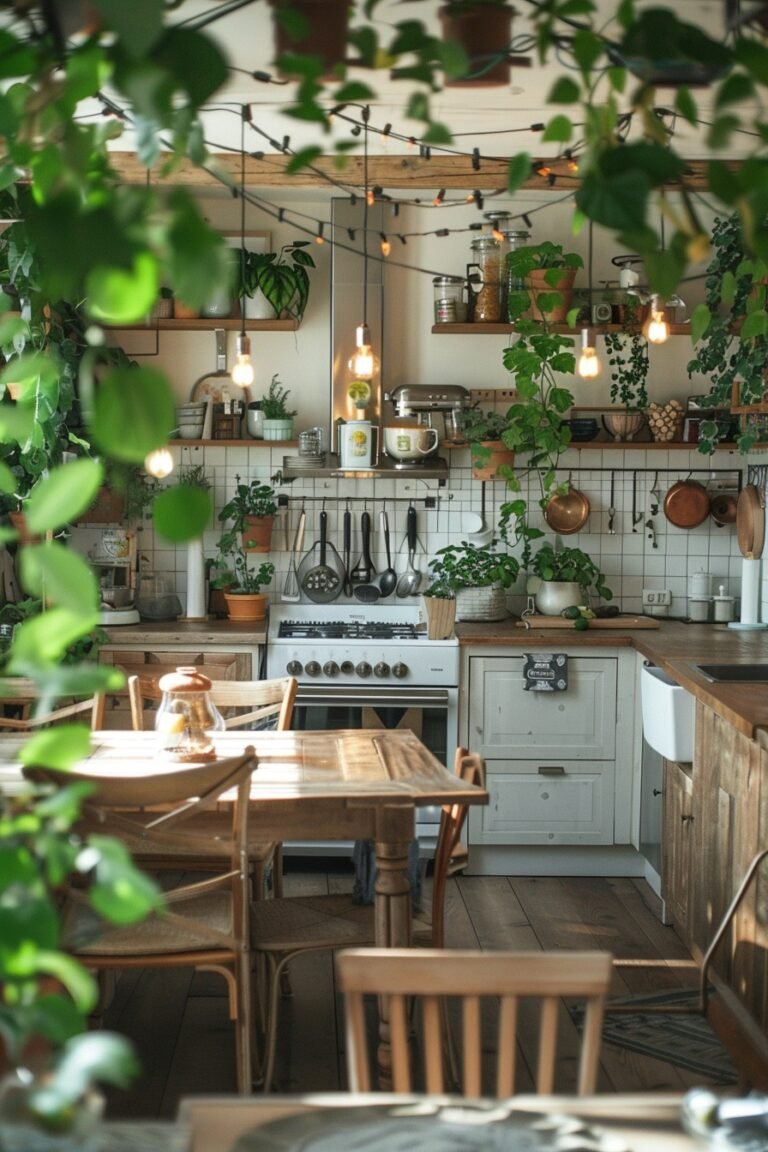29 Scandi Boho Kitchen Ideas To Make Your Kitchen Feel Like Home ...