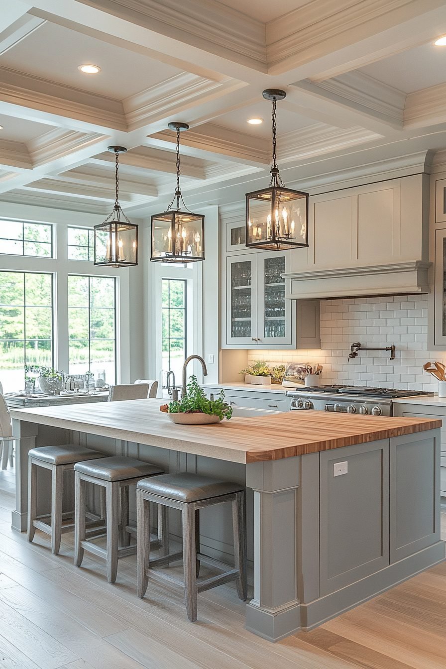 29 Coastal Farmhouse Kitchen Ideas To Merge Seaside Charm With Country ...