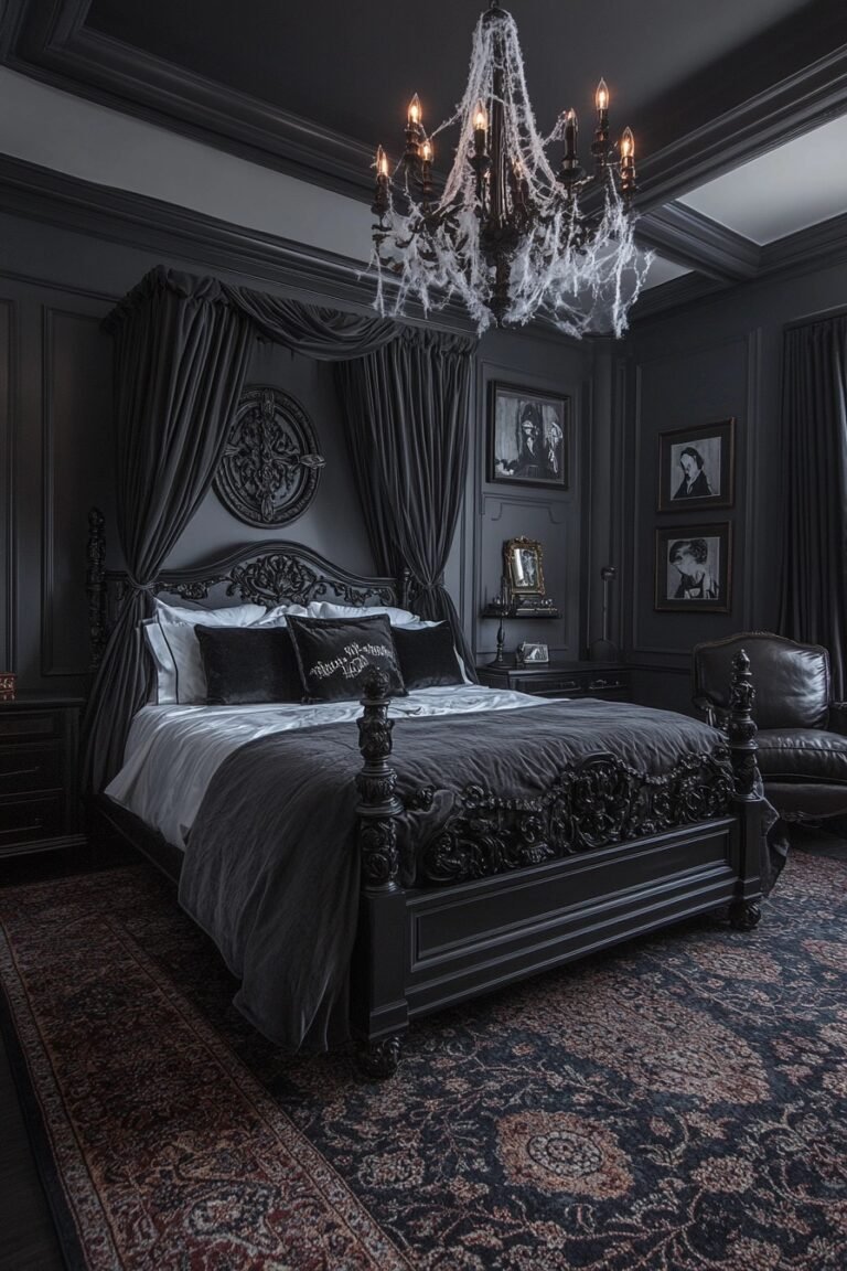 29 Halloween Decor Bedroom Ideas For A Fun And Frightful Atmosphere ...