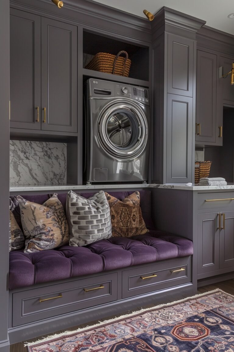 29 Stacked Laundry Room Ideas To Create A Compact And Efficient Space ...