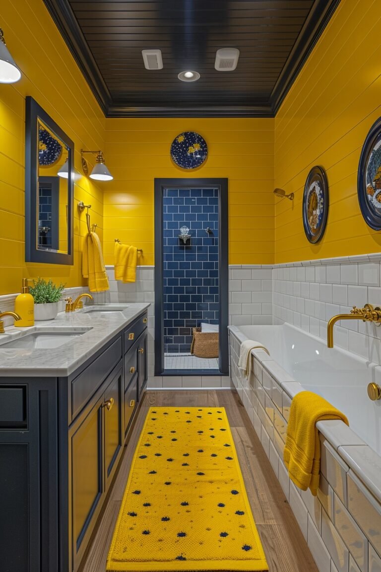 29 Yellow Bathroom Decor Ideas To Add Sunshine To Your Bathroom - Learn ...