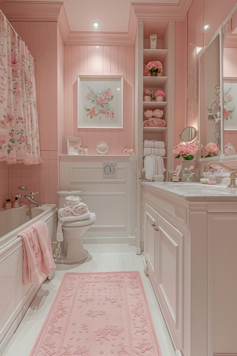 29 Girly Bathroom Decor Ideas For A Soft And Sweet Vibe - Learn California