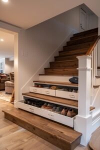 29 Staircase Storage Under Stairs Ideas To Organize Your Home In Style ...