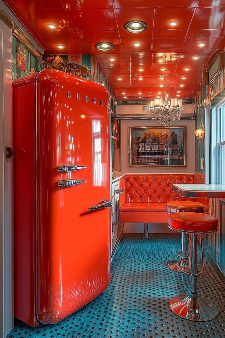 29 Vintage Modern Kitchen Ideas To Blend Retro Charm With Modern Style ...