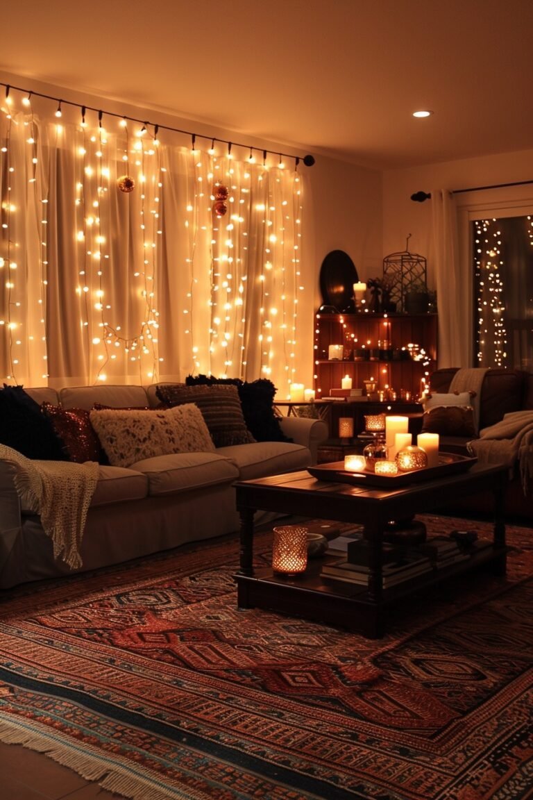 29 Cozy Lighting Living Room Ideas To Make Your Space Feel Warm And ...